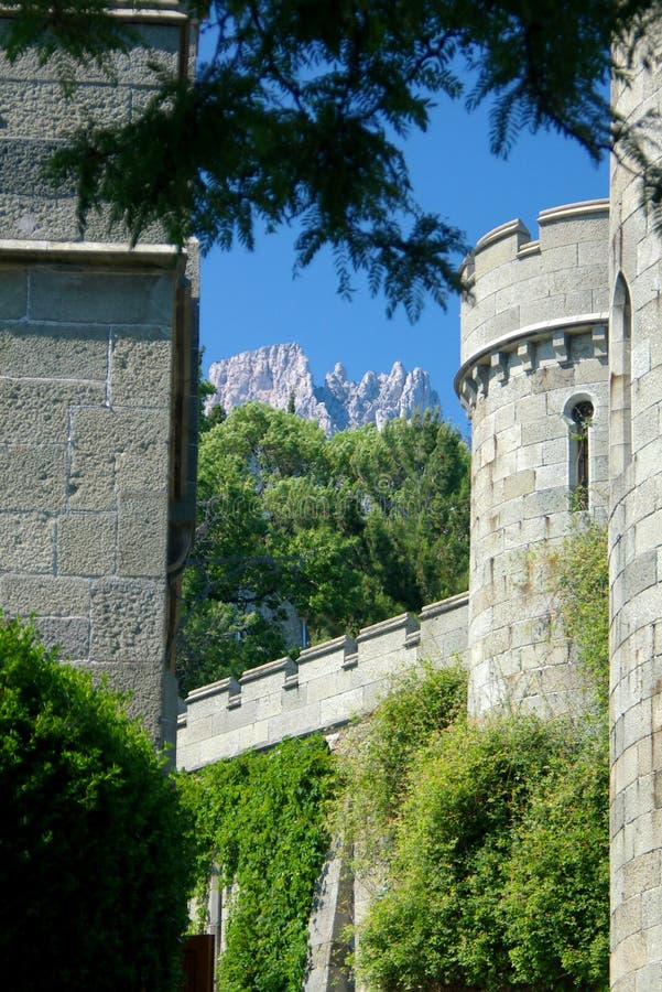 Old castle tower stock photo. Image of mountain, europe - 1315746