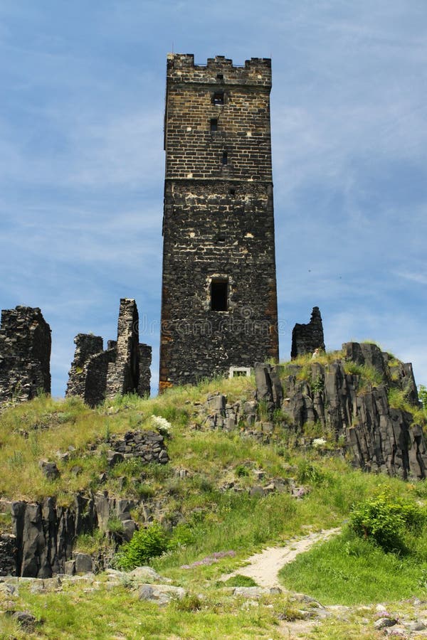 Old castle tower stock image. Image of history, summer - 15471373