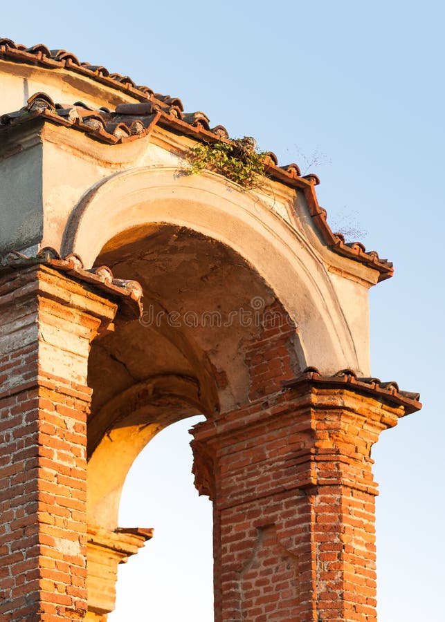 Old castle tower arch top stock image. Image of outdoors - 56650307