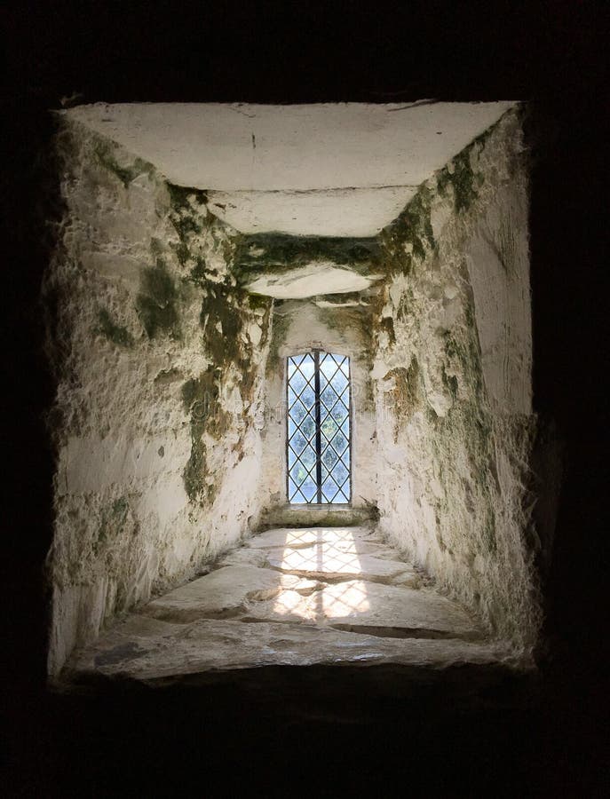 Old Castle window stock image. Image of letting, light - 100411485