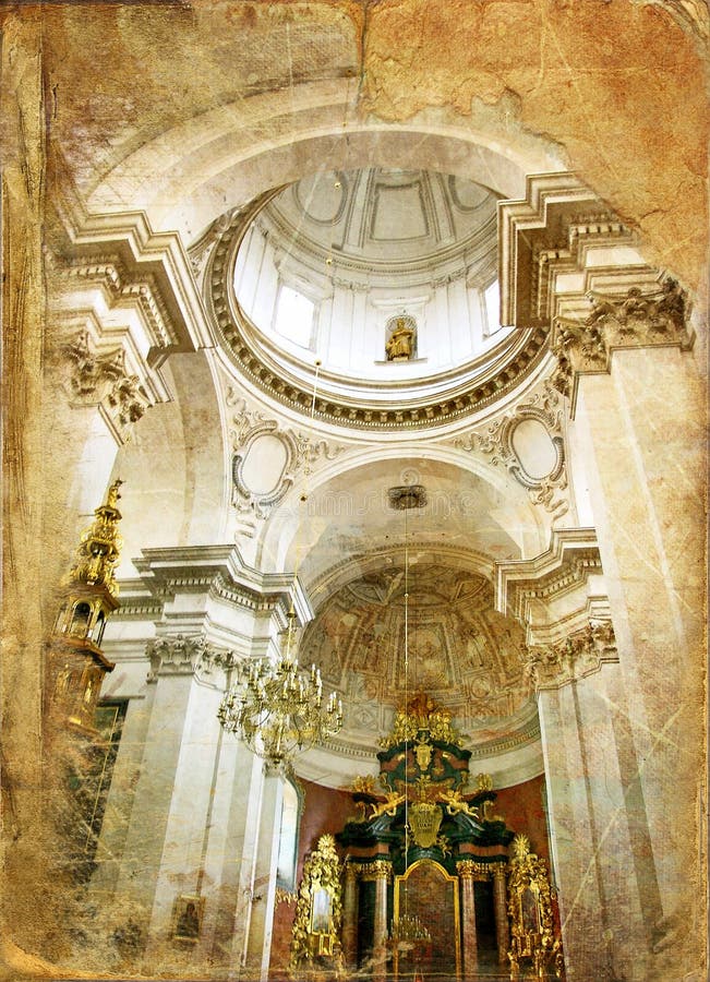 Old cathedral editorial stock photo. Image of catholic - 4209548