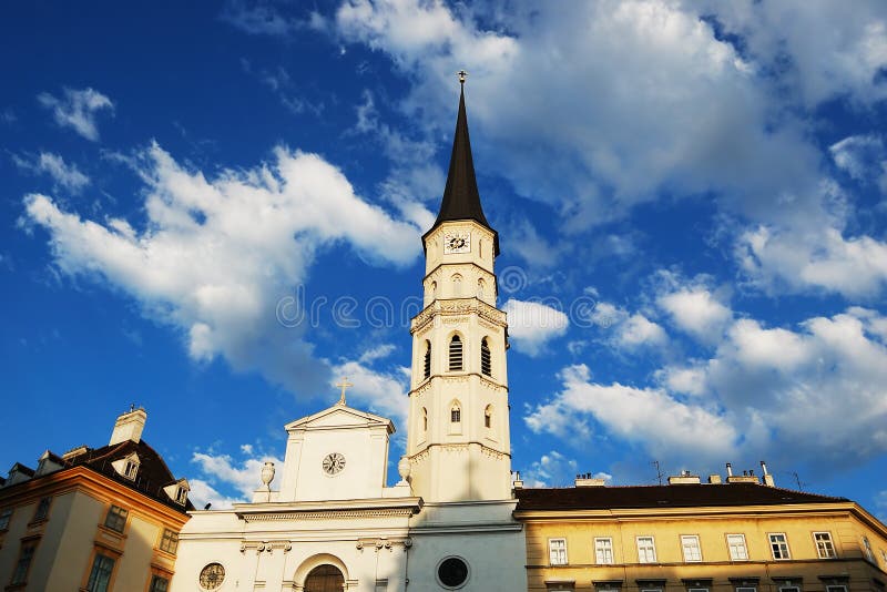 Old cathedral stock image. Image of church, heldenplatz - 8756343
