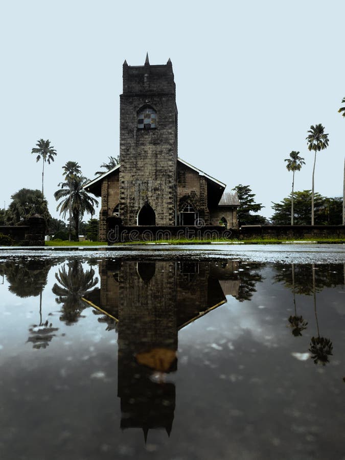 An old cathedral Calabar stock image. Image of waterway - 262370889