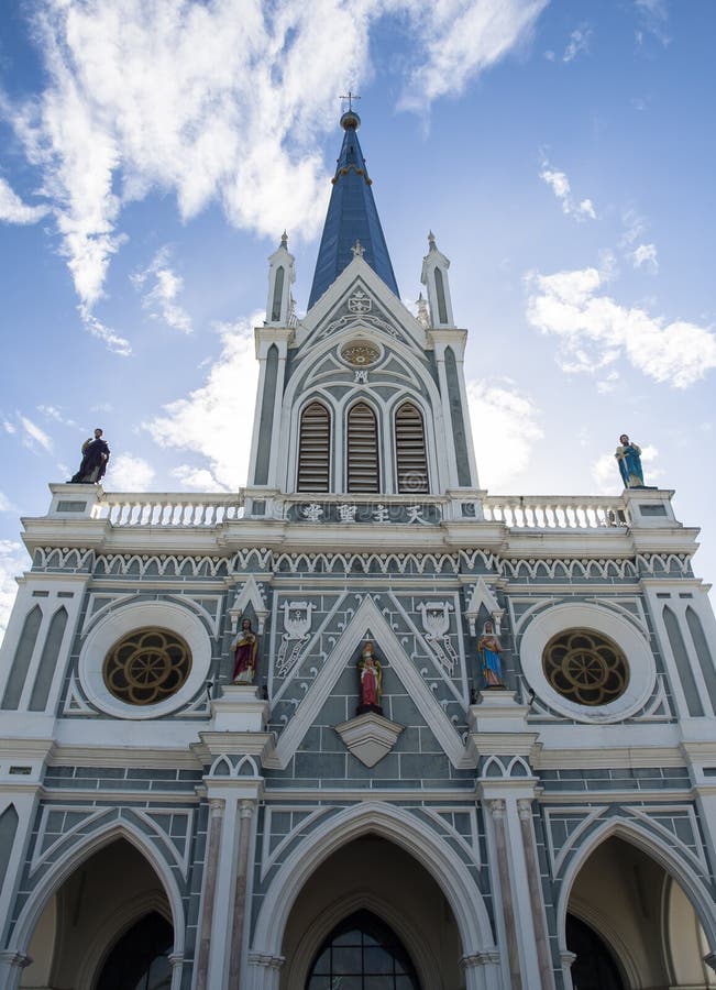 The old Catholic Church. stock image. Image of gothic - 95238037