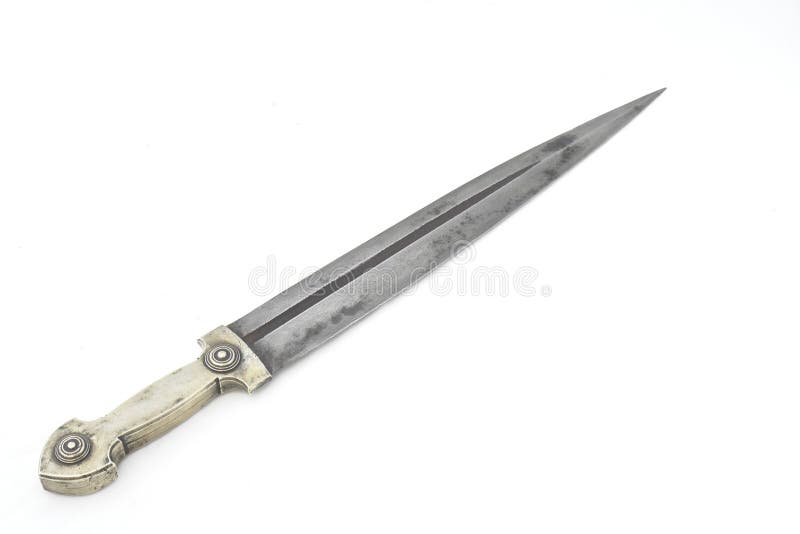 Old caucasian dagger stock image. Image of caucasian, military - 4571683