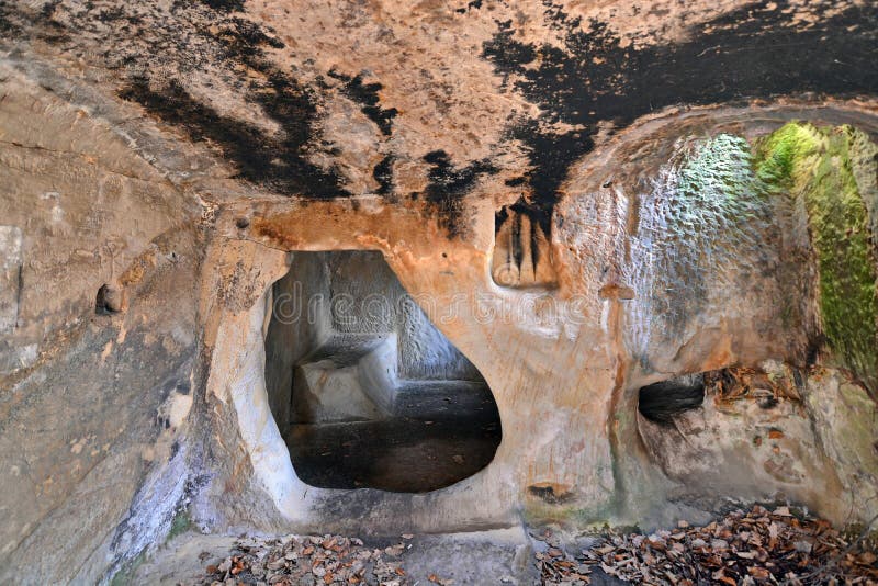 Old cave monastery stock photo. Image of cave, monk, climbing - 65266134