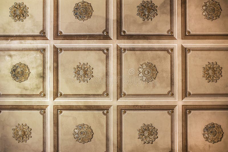Old ceiling with details stock photo. Image of ceiling - 79054838
