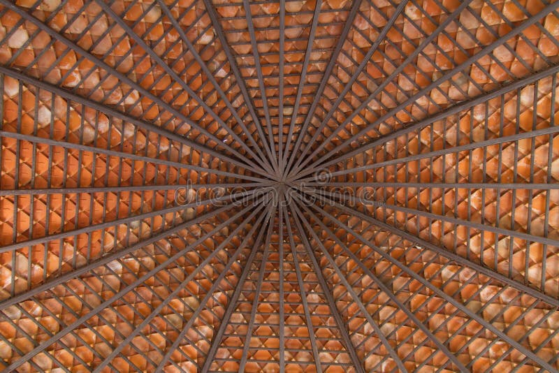 Old Ceiling with Rust on Frame Stock Photo - Image of grunge, stone ...