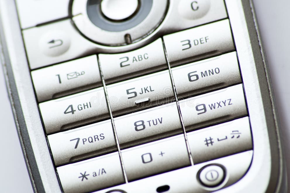 Old Cell Phone Numeric Keyboard Stock Photo - Image of cell, numbers ...