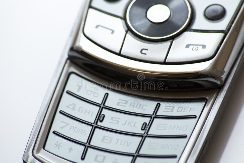 Old Cell Phone Numeric Keyboard Stock Image - Image of cell, equipment ...
