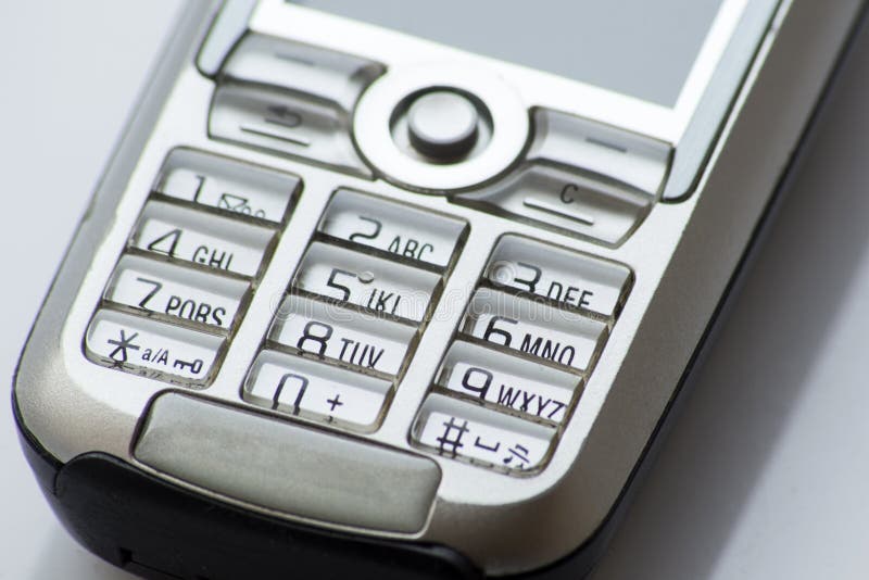 Old Cell Phone Numeric Keyboard Stock Photo - Image of cell, numbers ...