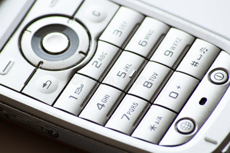 Old Cell Phone Numeric Keyboard Stock Photo - Image of cell, numbers ...