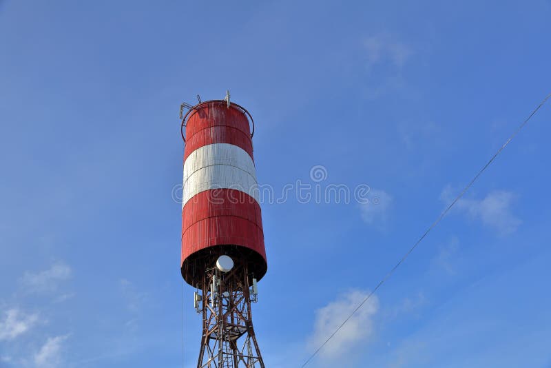 Old cell tower stock image. Image of operator, high - 134107653