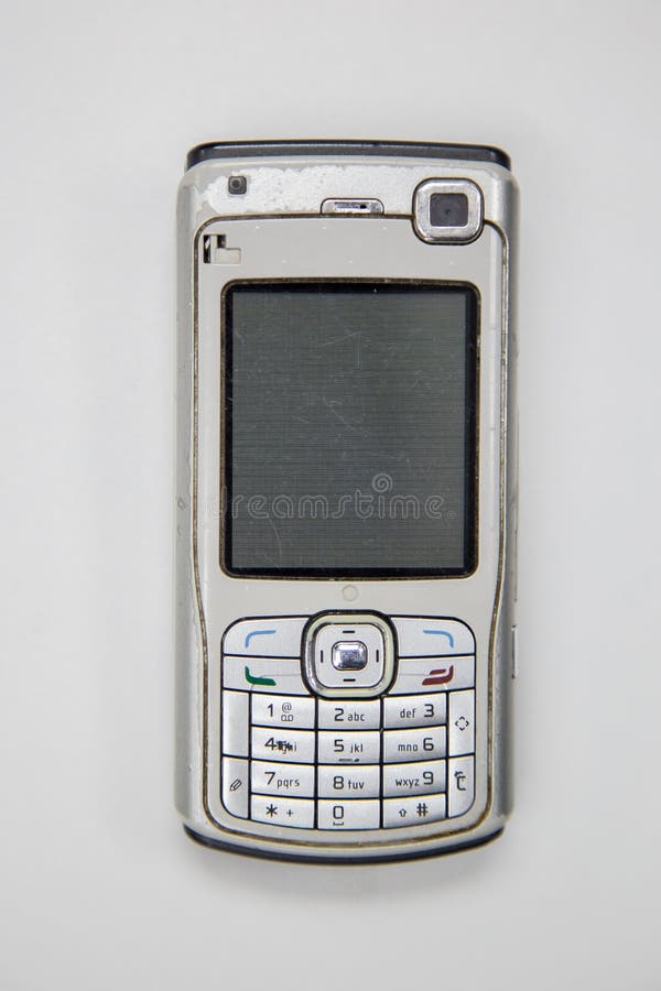 An Old Cellphone Device in the Past Stock Photo - Image of connection ...