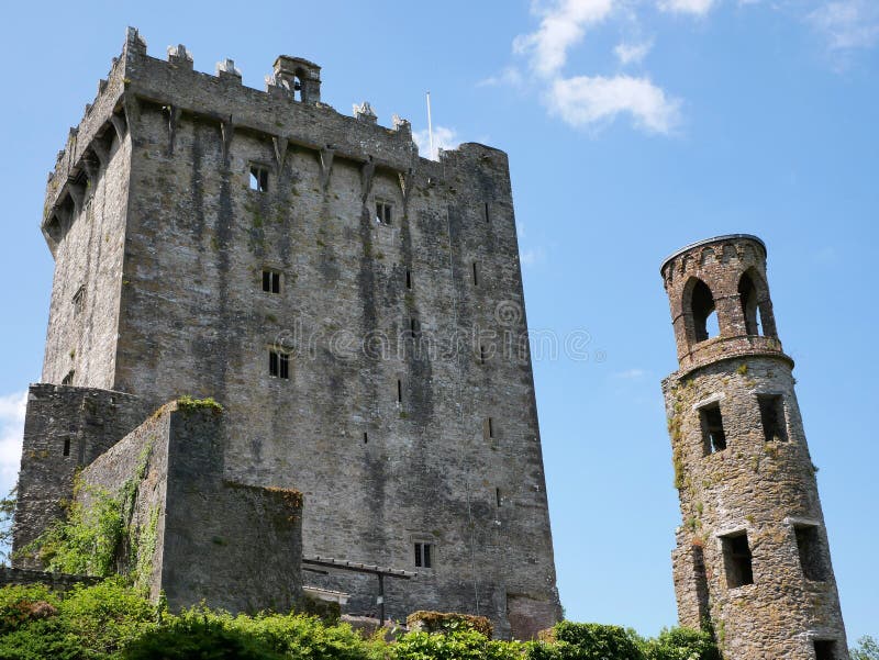 Old Celtic Castle Tower, Blarney Castle in Ireland, Old Ancient Celtic ...