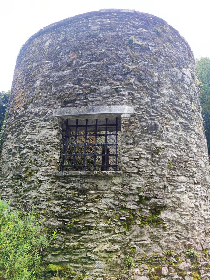 Old Celtic Prison Tower, Blarney Castle in Ireland, Ancient ...