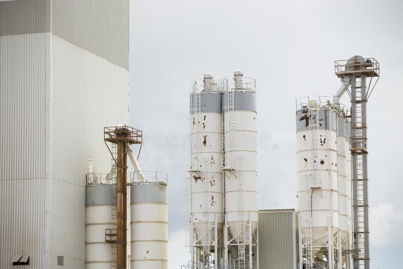 Old Cement Factory Machinery. Stock Photo - Image of manufacturing ...