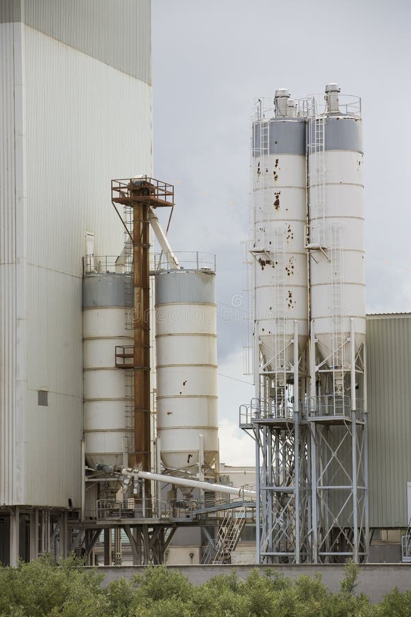 Old Cement Factory Machinery. Stock Image - Image of factory, equipment ...