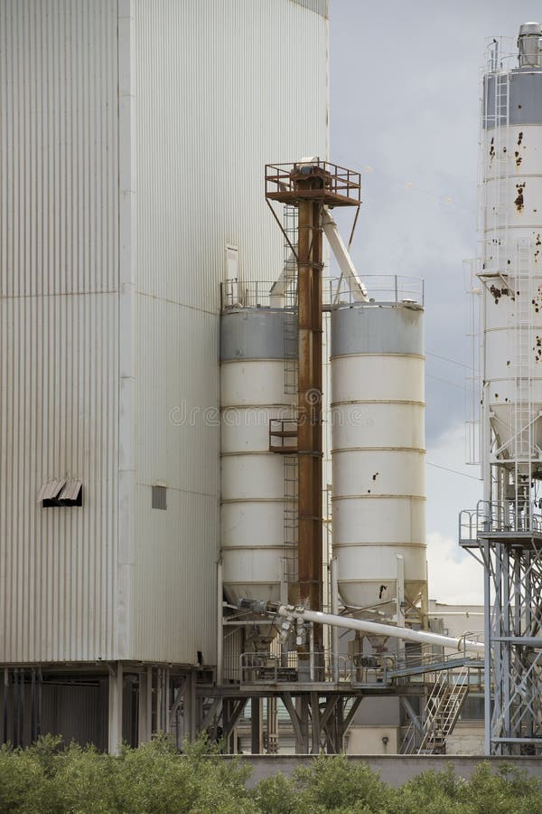 Old Cement Factory Machinery. Stock Photo - Image of building ...