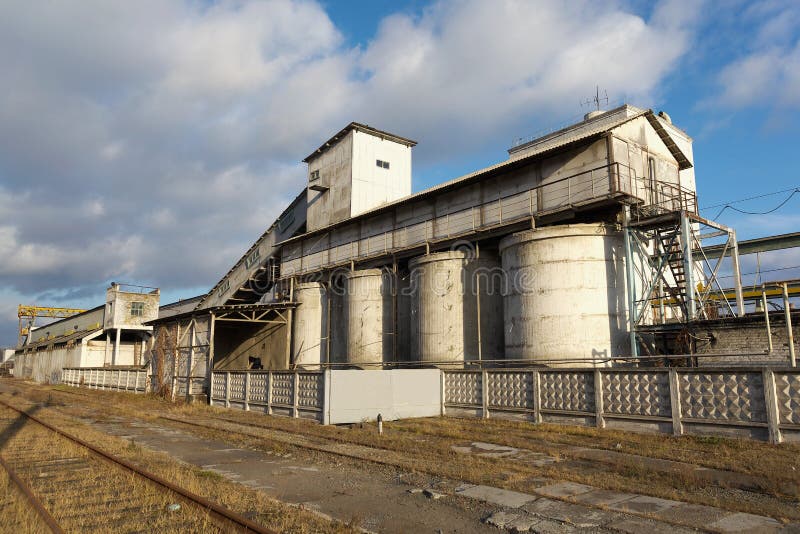 Old cement factory stock photo. Image of concrete, production - 48700460