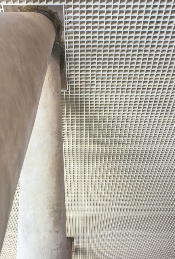 Old Cement Structure Ceiling Pattern Stock Image - Image of symbol ...