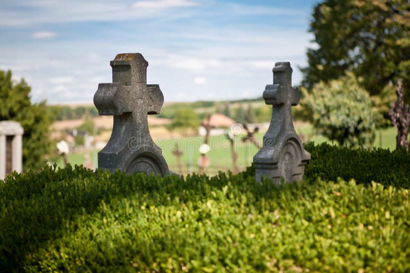Old cemetery stock image. Image of graveyard, memory - 26687803