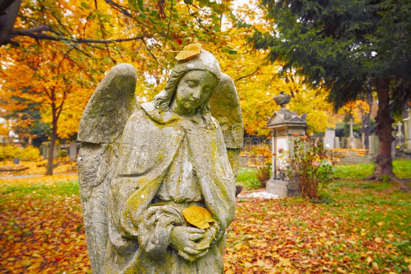 Angel of Autumn stock photo. Image of september, outdoors - 78640788