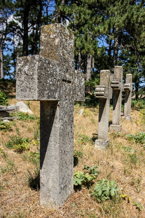 Old cemetery cross stock photo. Image of nature, grave - 109612308