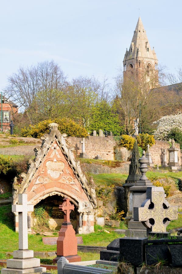 Old cemetery stock image. Image of headstone, autumn - 53968481