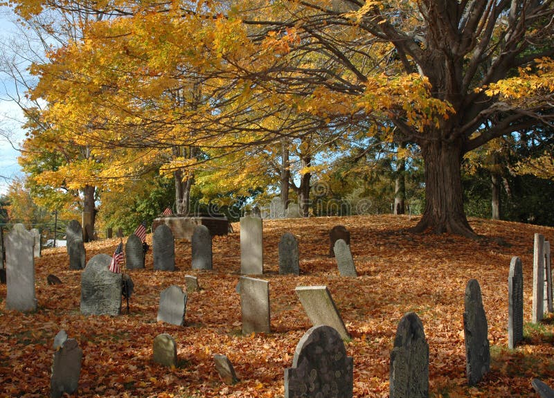Old Cemetery in October stock photo. Image of england - 4055662