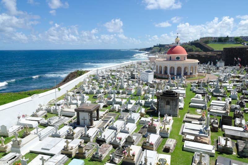 Old Cemetery in San Juan, Puerto Rico Stock Image - Image of puerto ...