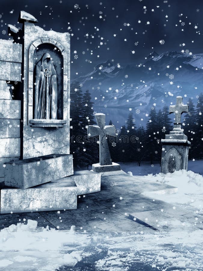 Died in mountain stock illustration. Illustration of graveyard - 38126934