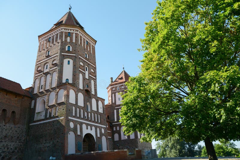 Old Center of Belorussian City Stock Image - Image of excursion, knight ...
