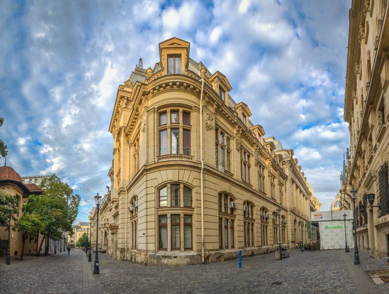 Old Center of Bucharest, Romania Editorial Stock Photo - Image of house ...