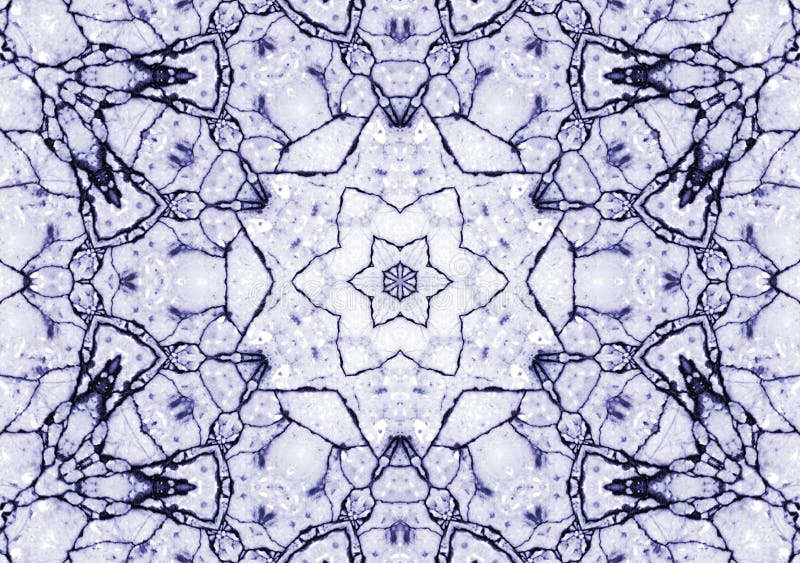 Old Ceramic Tile - Symmetrical Pattern in a Vintage Style Stock Image ...