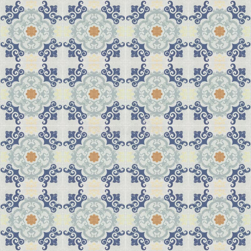 Beautiful Old Ceramic Tiles Patterns Stock Illustrations – 164 ...