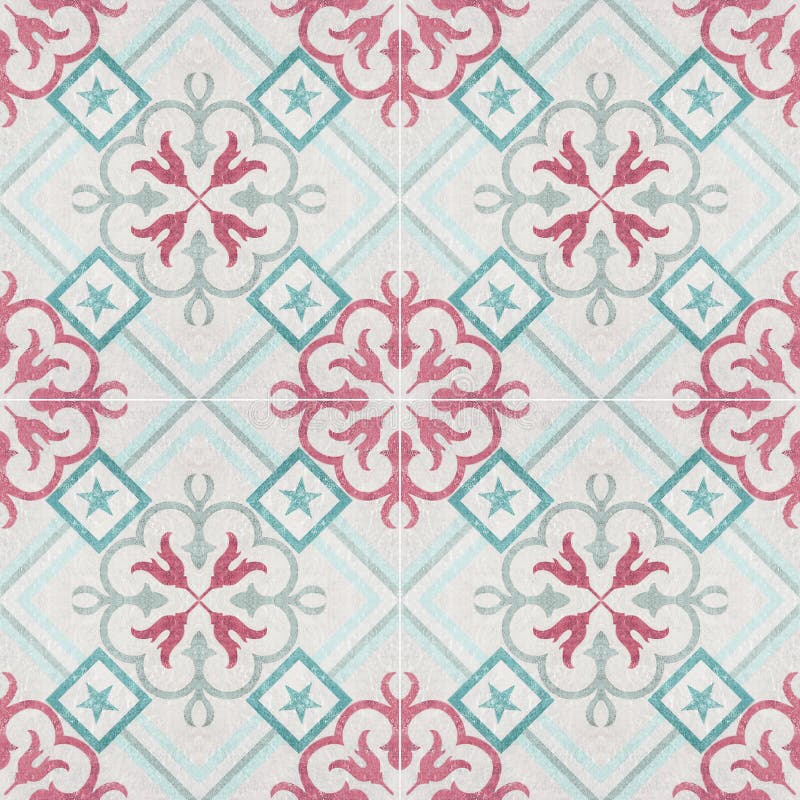 Old Ceramic Tiles Patterns Background Stock Photo - Image of azulejo ...