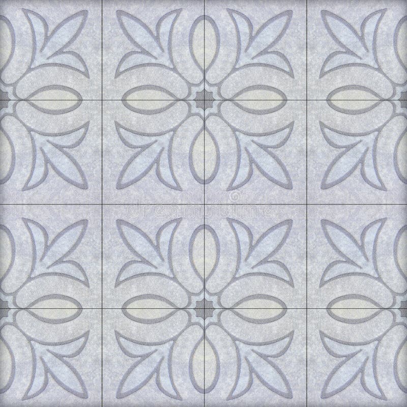 Old Ceramic Tiles Patterns in the Park Stock Image - Image of design ...