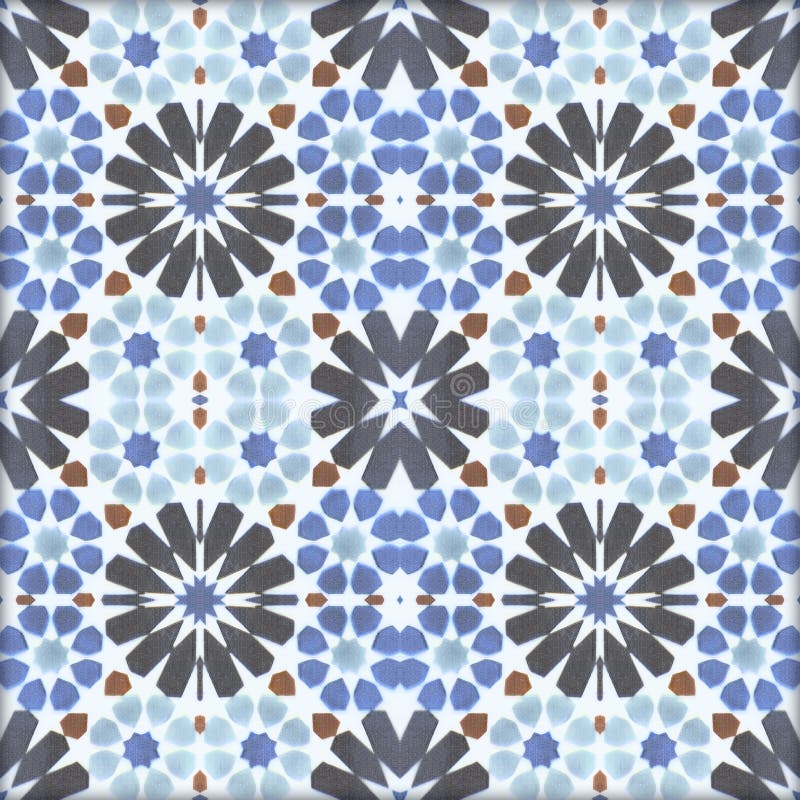 Old ceramic tiles patterns stock illustration. Illustration of lisbon ...