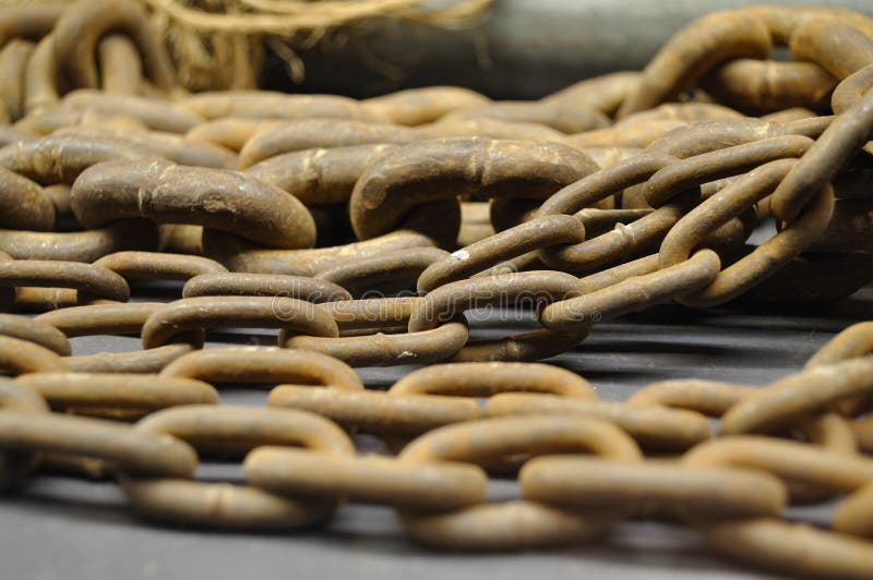Old Chain stock photo. Image of chain, tool, closeup - 15550980