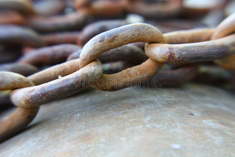 Old chain stock photo. Image of brown, decay, colour - 105054354