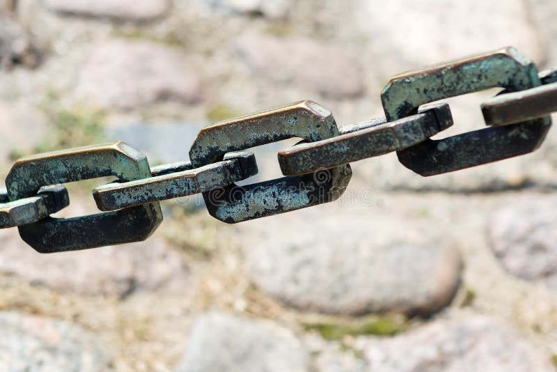 The old chain stock image. Image of power, holding, rusty - 33756373