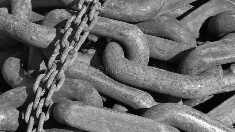 Old chains stock photo. Image of metallic, iron, industry - 45272826