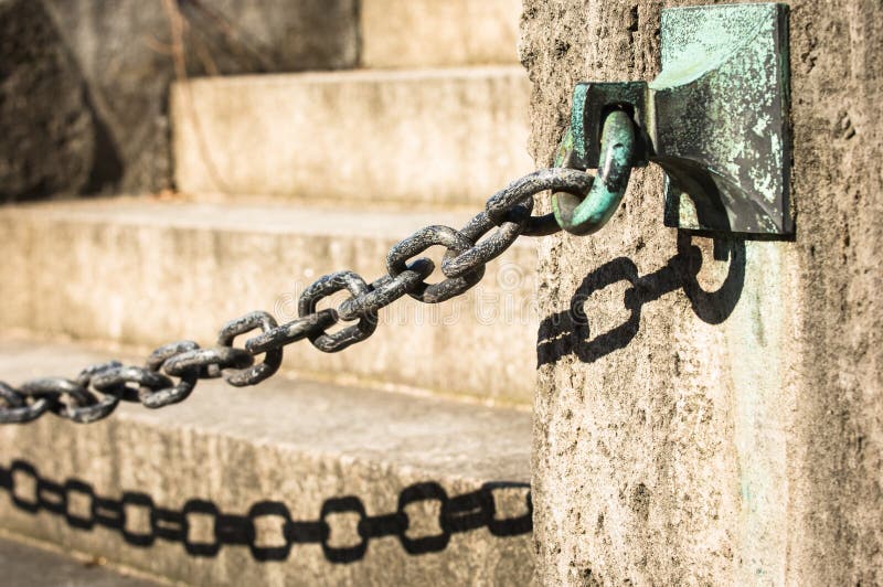 Chains stock photo. Image of rust, boundary, link, oldfashioned - 29843314