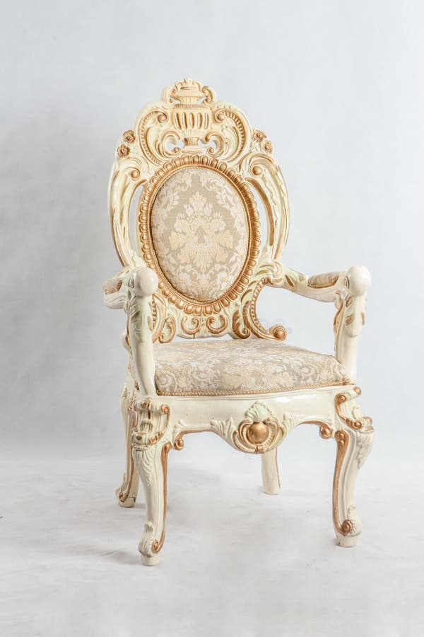Old Chair with Expensive Patterns. Stock Photo - Image of decoration ...