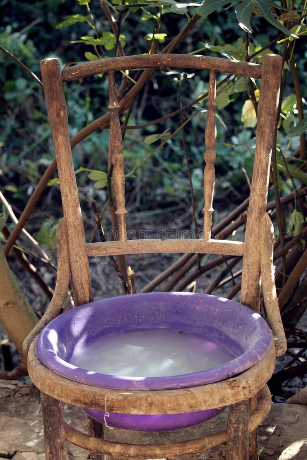 The old chair stock image. Image of fild, smoke, meadow - 161859771