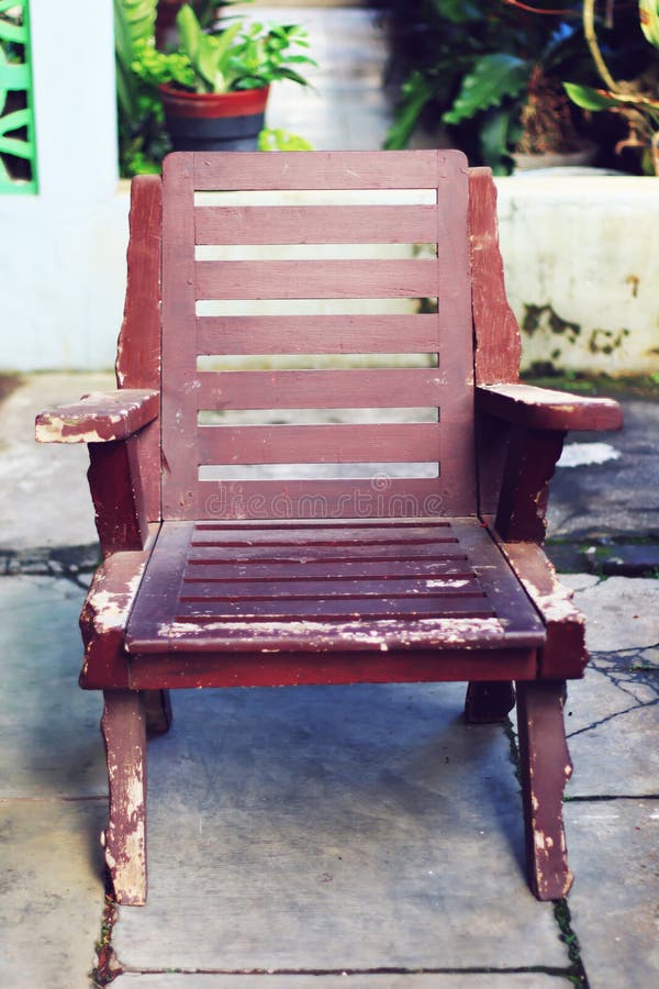 Old Chair on the Porch of the House Stock Image - Image of comfortable ...