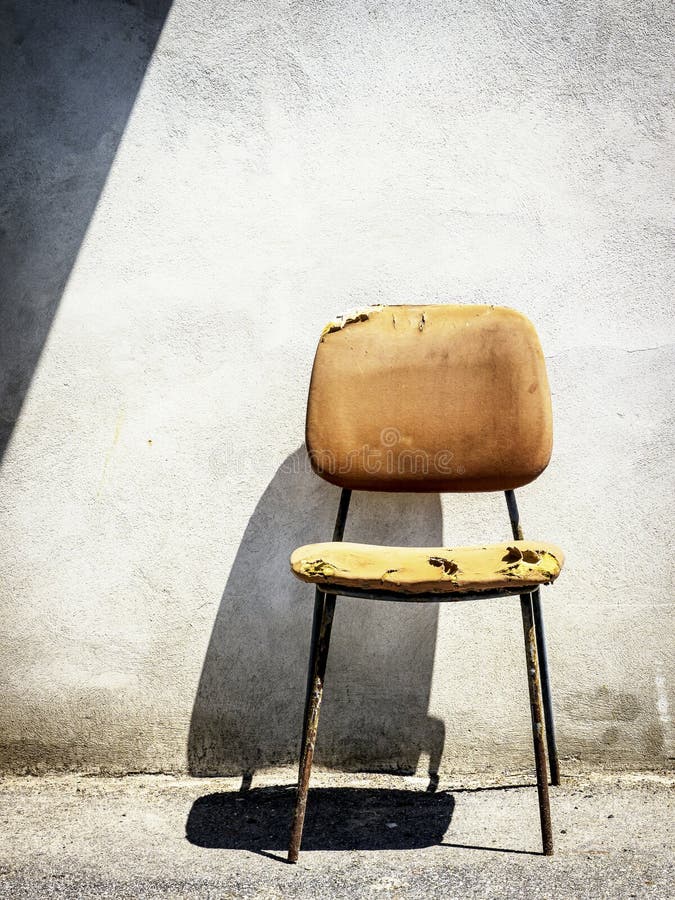 Old chair stock image. Image of relaxation, people, concrete - 34813959