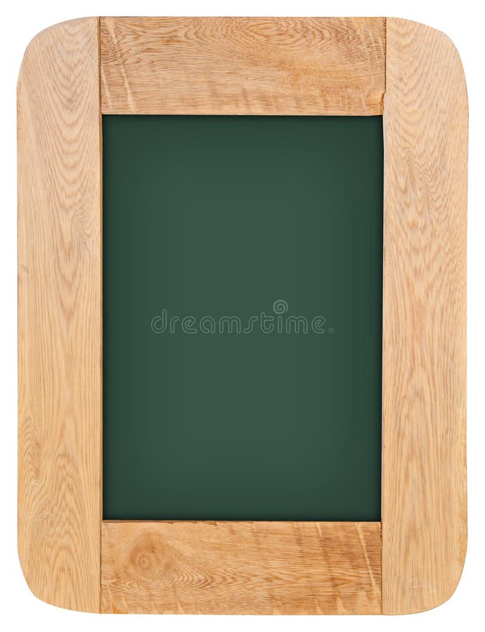 Old Chalk Board with Wood Frame Stock Image - Image of chalk ...
