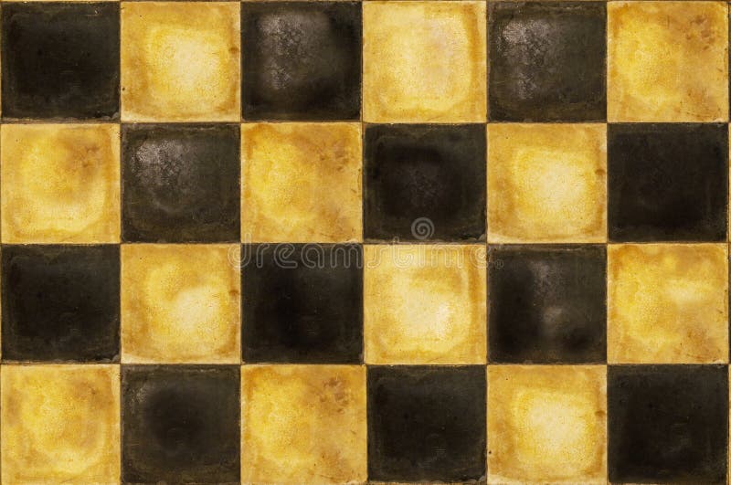 Old Checkerboard Retro Floor Stock Photo - Image of antique, distressed ...